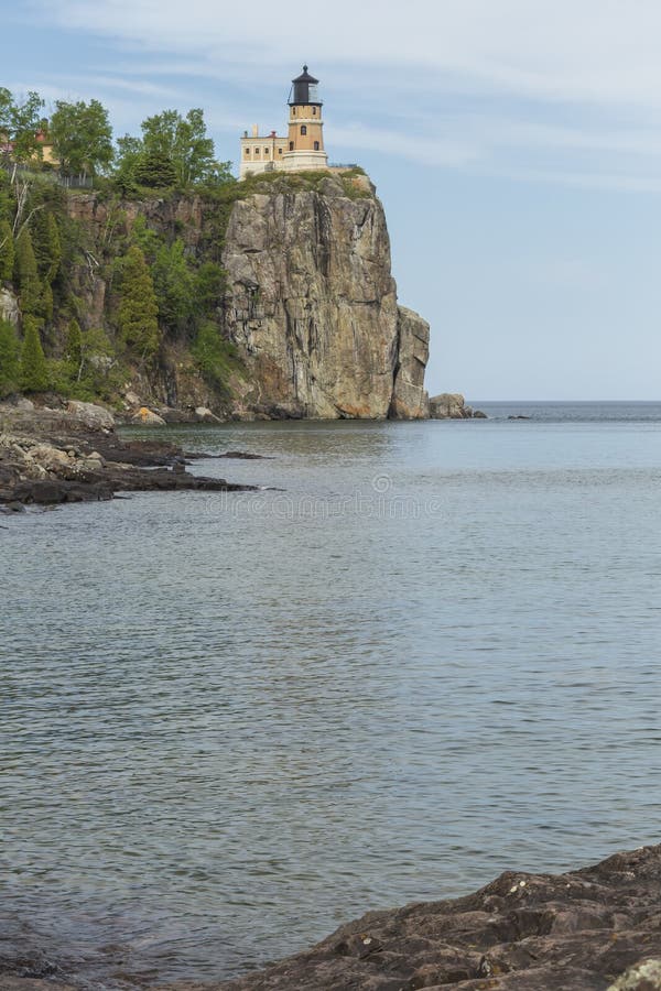 Split Rock Lighthouse stock image. Image of maritime - 56523275