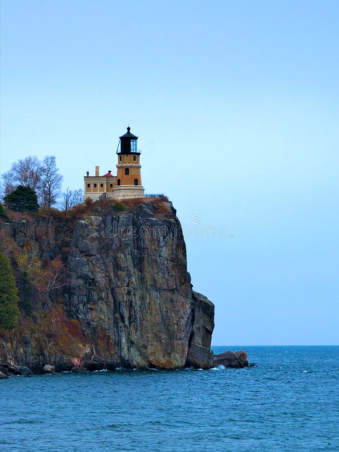 Split Rock Lighthouse on the North Shore of Lake Superior Near Duluth ...