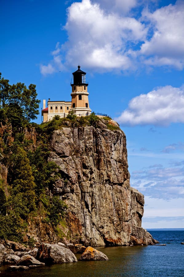 Split Rock Lighthouse stock image. Image of light, scenic - 113959191