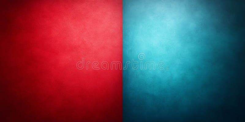 Red and Blue Textured Background Creating a Split Screen Effect, Ideal ...