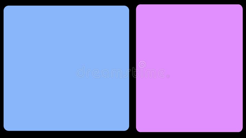 Split Screen Overlays or Creative Video Editing Stock Illustration ...