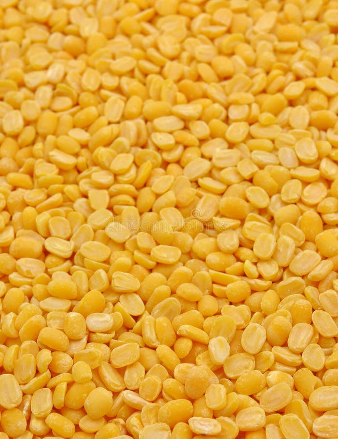 Split Husked Seeds of Bengal Gram Stock Image - Image of dried, pulse ...