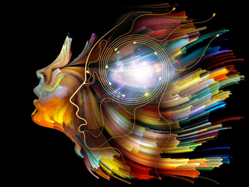 Split of Self stock illustration. Illustration of knowledge - 201277344