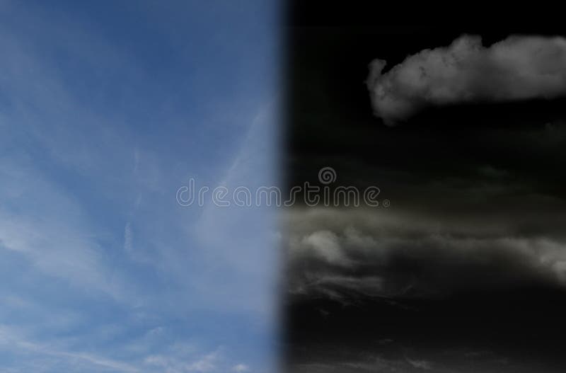 Split sky image stock image. Image of weather, black - 114503925