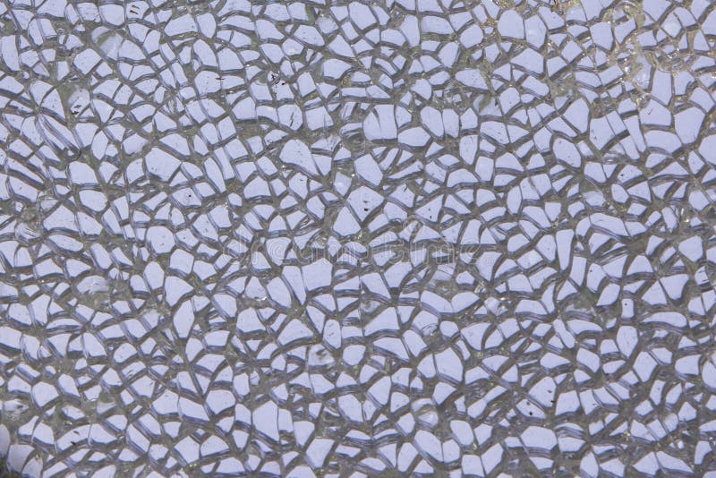 Split into Small Pieces of Glass, Background Stock Photo - Image of ...
