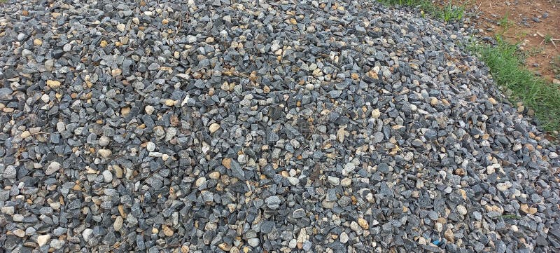 Split Stone One of Materials for Foundation of Building Construction ...