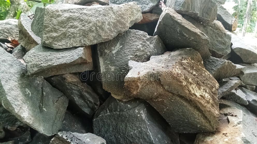 Split stone stock photo. Image of sculpture, iron, tree - 370074354