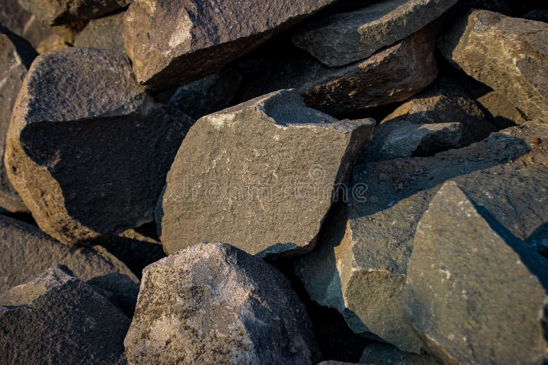 Split Stone for Construction Stock Photo - Image of nature, brick ...