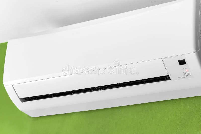 Split-system Air Conditioner Stock Image - Image of vent, cooler: 190343797