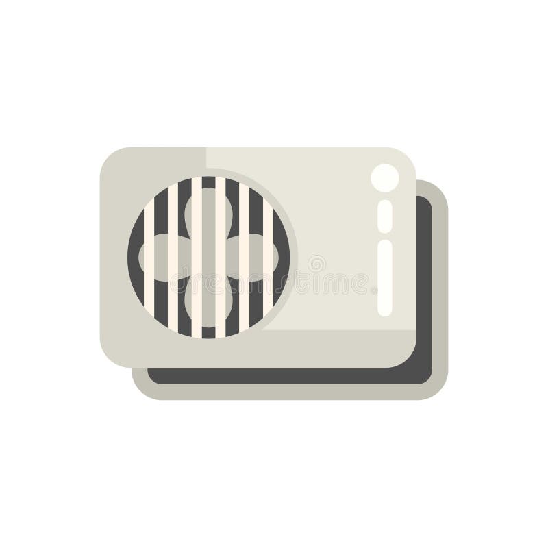 Split System Air Conditioner Unit Cooling System Icon Stock Vector ...