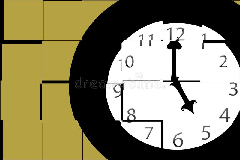 Split Time stock illustration. Illustration of minute - 4356449