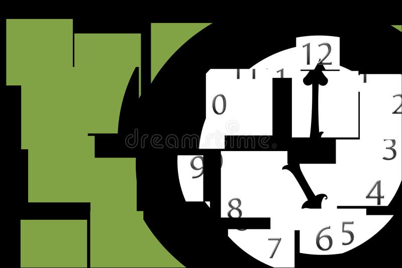 Split Time stock illustration. Illustration of hours, metal - 4356459