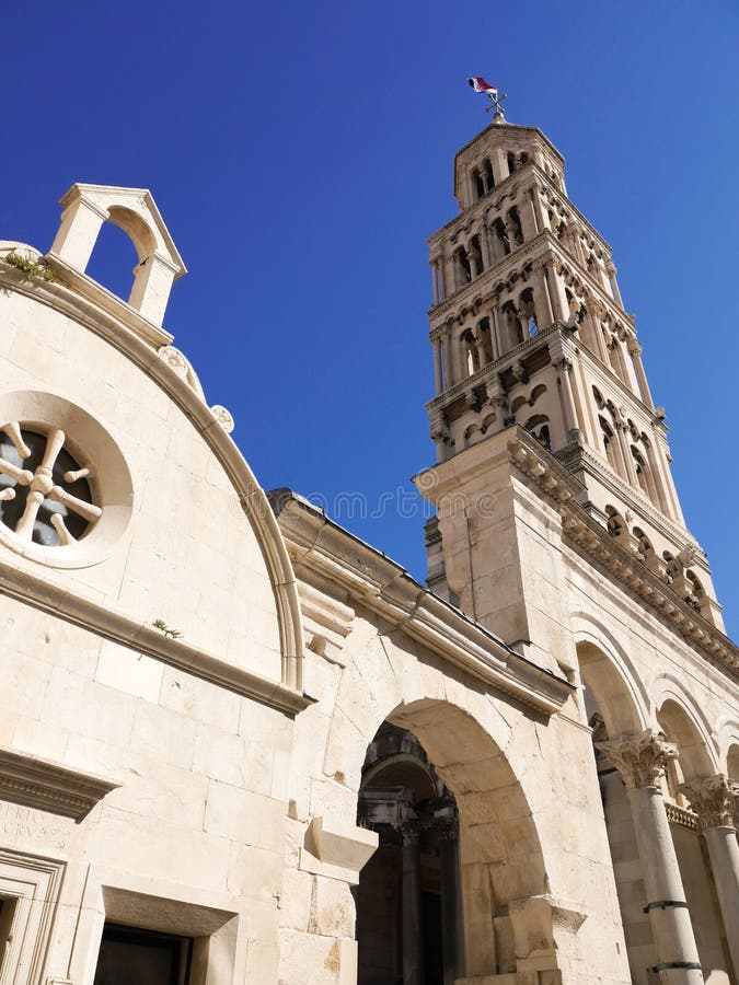 Split tower stock image. Image of outdoor, diocletian - 65394351