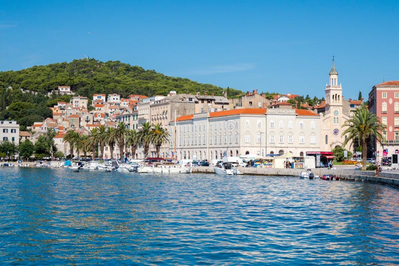 Split Town Landscape, Croatia Stock Image - Image of emperor, city ...
