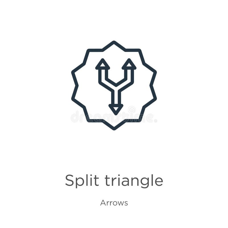Split Triangle Stock Illustrations – 1,440 Split Triangle Stock ...