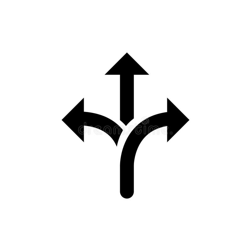 Split Up Icon Vector Illustration, Stock Vector - Illustration of ...