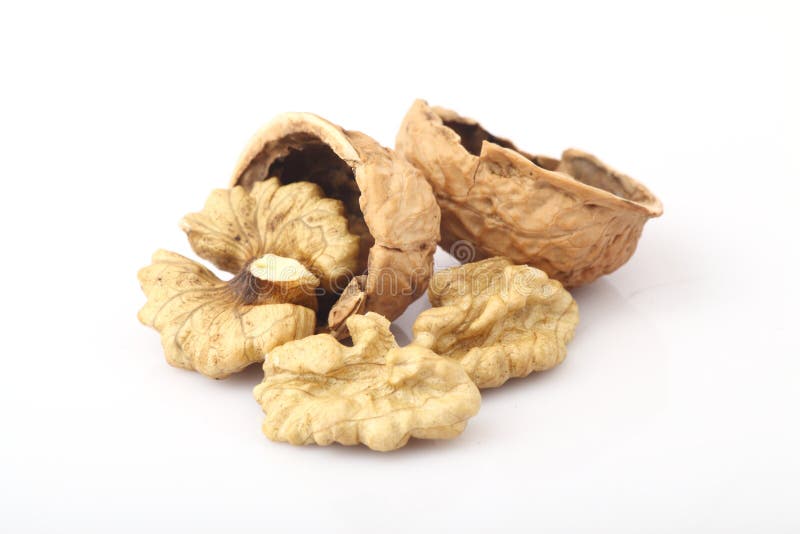 Split walnut stock image. Image of nuts, organic, healthy - 48048311