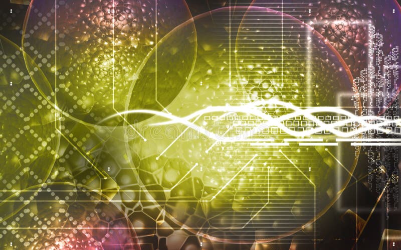 Splitting Molecules stock illustration. Illustration of dimensional ...