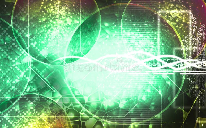 Splitting Molecules stock illustration. Illustration of particle - 8198255