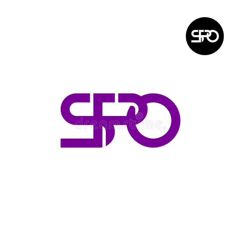 SPO Logo Letter Monogram Design Stock Vector - Illustration of designs ...