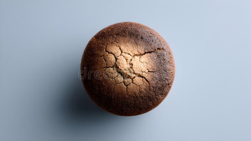 Spoiled Chocolate Cake with a Cracked Surface, Showcasing the Effects ...