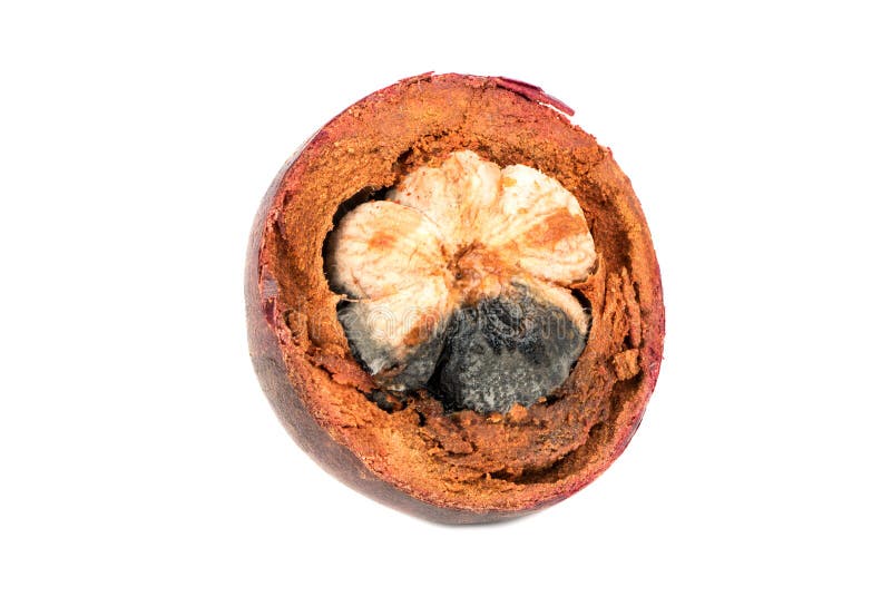 Spoiled fruit mangosteen stock image. Image of healthy - 80831895
