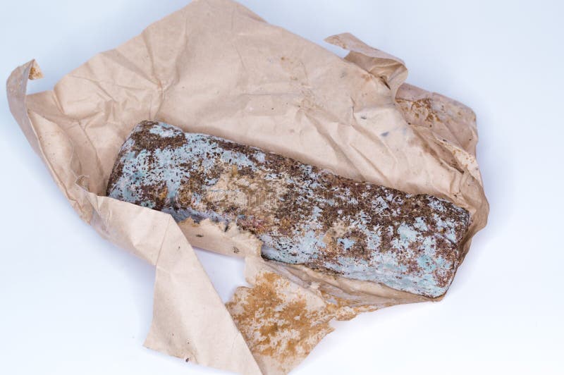 Spoiled Product. Spoiled Product in Craft Paper Stock Image - Image of ...