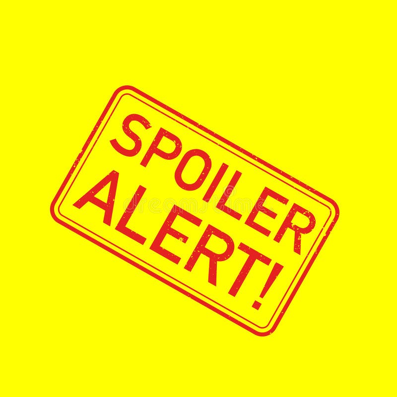Spoiler Alert Funny Slogan. Hand Draw Cartoon Style Typography. Spoiler ...