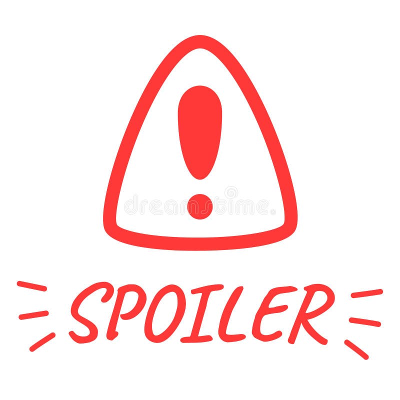 Spoiler Alert Stock Illustrations – 246 Spoiler Alert Stock ...