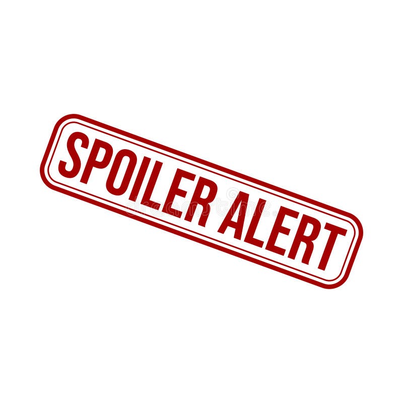 Spoiler Alert Rubber Stamp Vector Template Stock Vector - Illustration ...