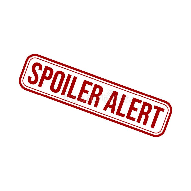 Spoiler Alert Rubber Stamp Vector Template Stock Vector - Illustration ...