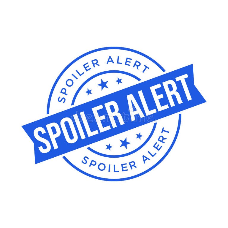 Spoiler Alert Rubber Stamp Vector Template Stock Vector - Illustration ...