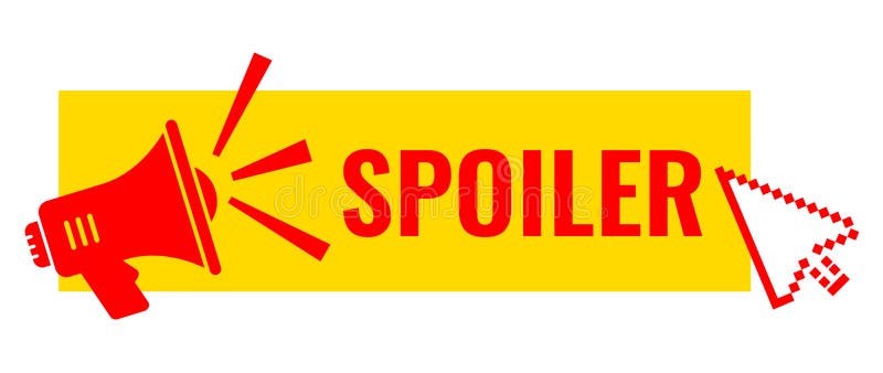 Spoiler alert vector icon stock vector. Illustration of concept - 243614925