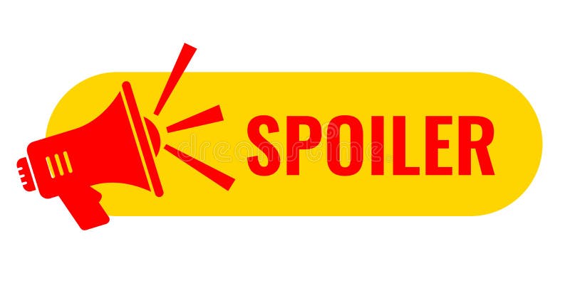 Spoiler alert vector sign stock vector. Illustration of clip - 241582560