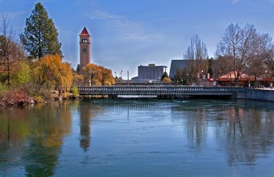 Spokane, Wa - Riverfront Park in Early Spring Stock Photo - Image of ...