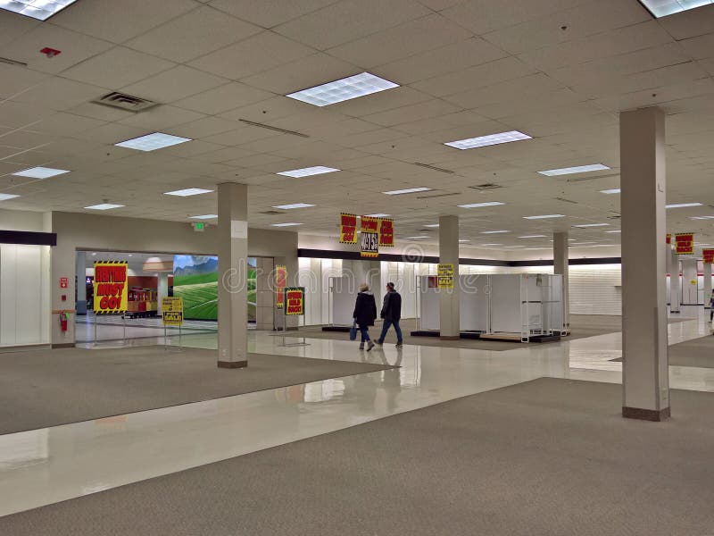 Empty Sears Store Closing / Closure Sale Editorial Stock Image - Image ...