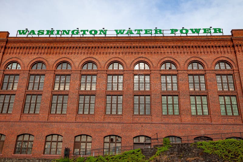 SPOKANE, WASHINGTON, USA - MAY 16, 2018: the Washington Water Power ...