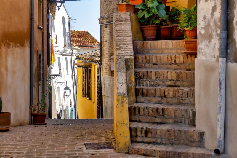 Spoltore stock photo. Image of road, house, home, italian - 285345292