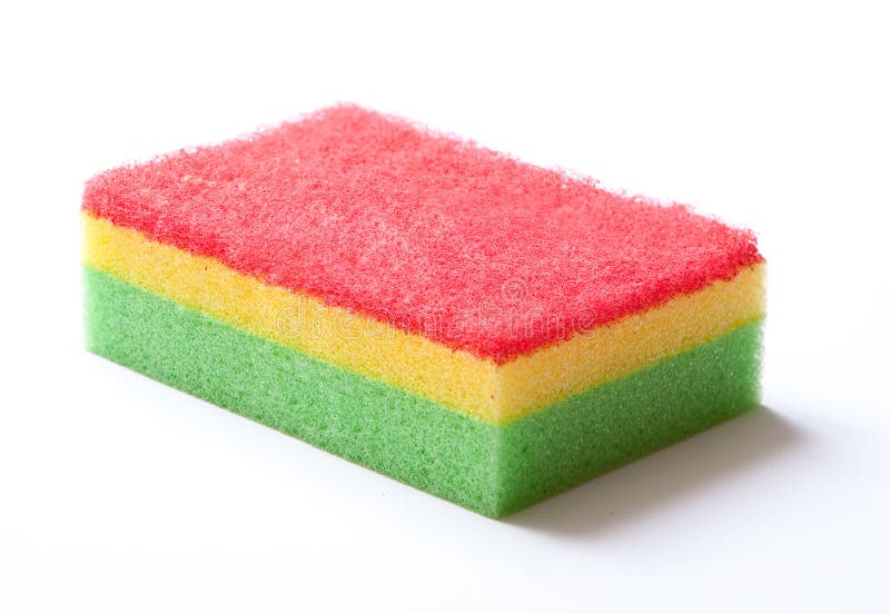 Round rainbow sponge stock photo. Image of hygiene, colorful - 30094886