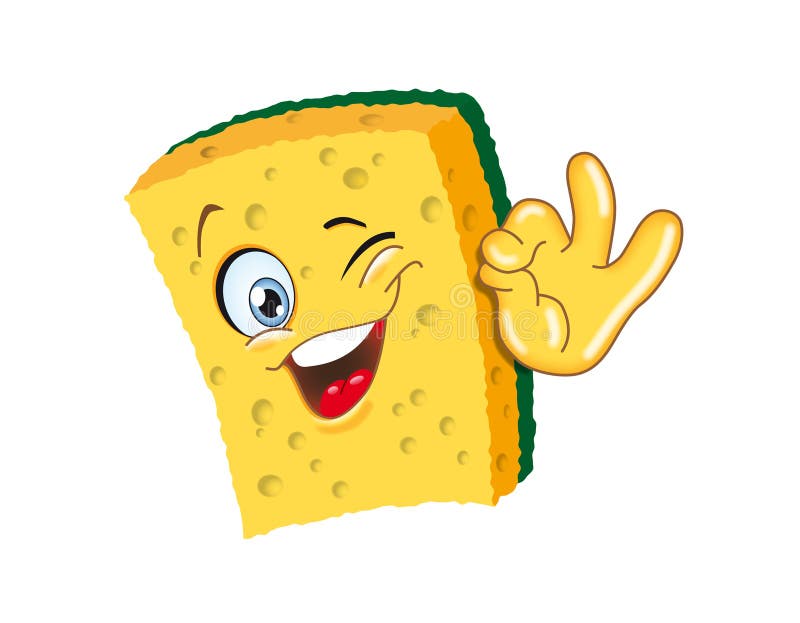 Sponge stock illustration. Illustration of sponge, wash - 38276994