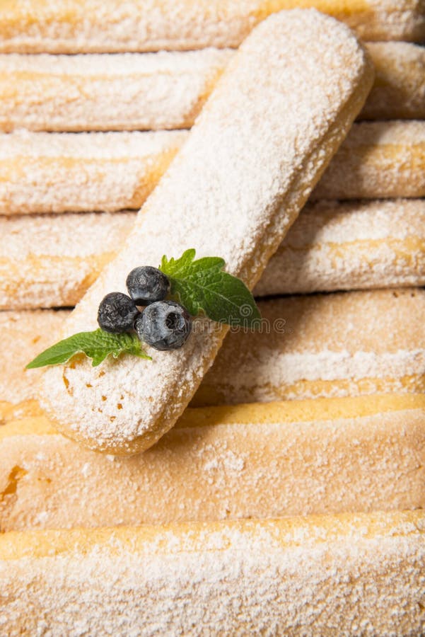 Sponge Biscuits - Ladyfinger Savoiardi Stock Photo - Image of biscuit ...