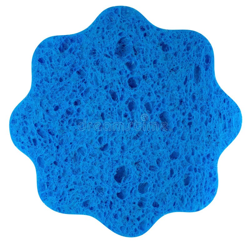 Sponge blue stock image. Image of health, kitchen, abstract - 51919649