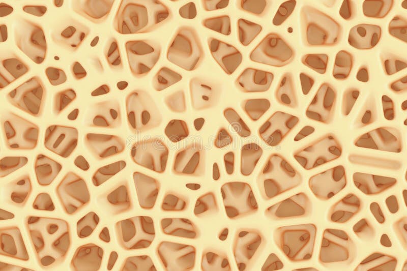 Sponge Bone Structure Medical Texture Background. 3d Rendering Stock ...