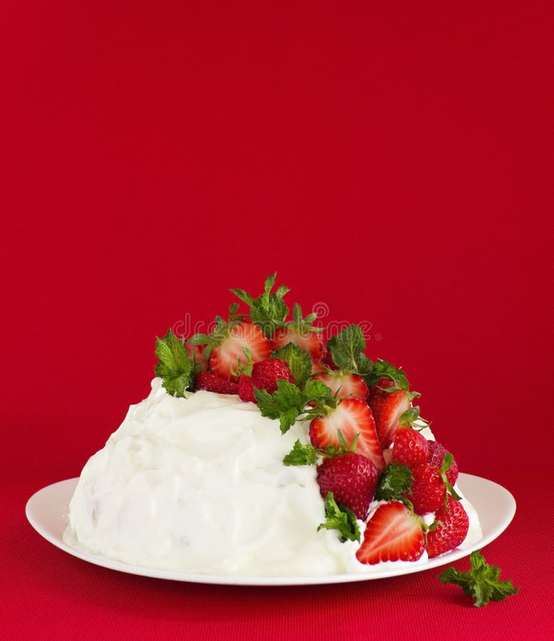 Sponge cake Angel Food stock image. Image of kitchen - 41326987