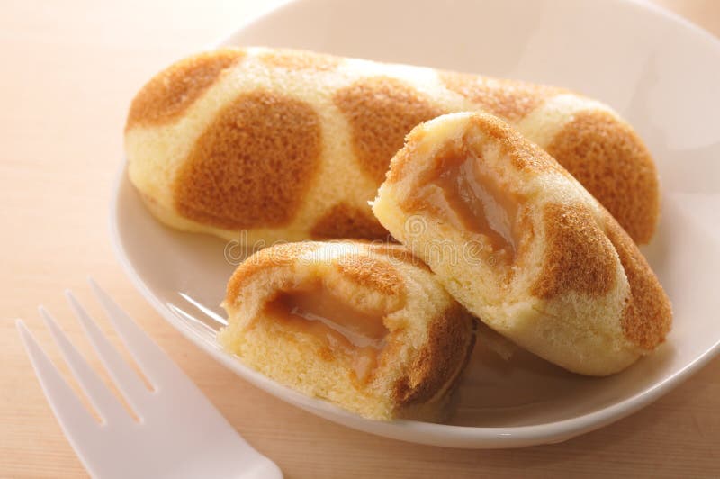 Dim Sum Sponge Cake stock image. Image of chopstick, closeup - 32302011