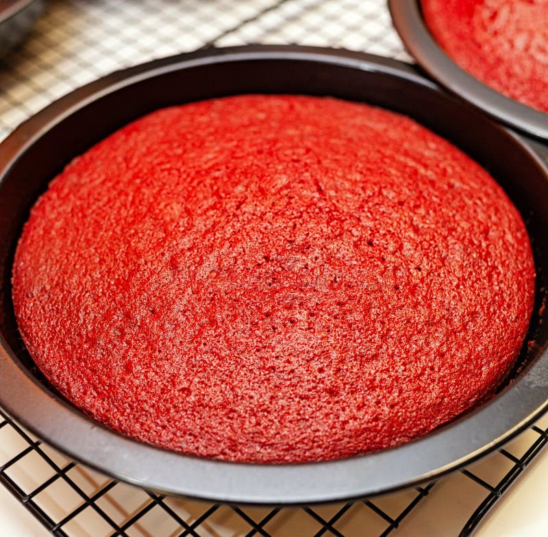 Sponge Cake for Red Velvet Cake Stock Photo - Image of nutrition, cake ...