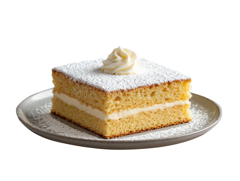 Sponge Cake on a Transparent Isolated Background, Stock Illustration ...