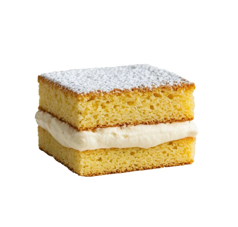 Sponge Cake on a Transparent Isolated Background, Stock Illustration ...