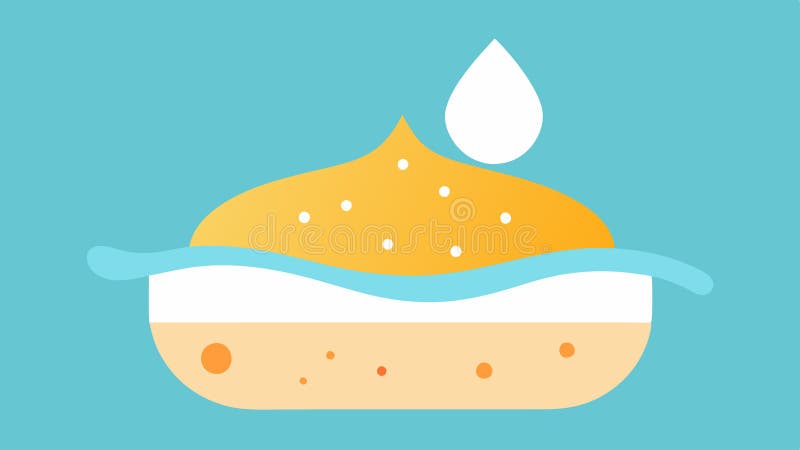 Sponge Effect an Illustration of Skin As a Sponge Soaking Up Cream ...