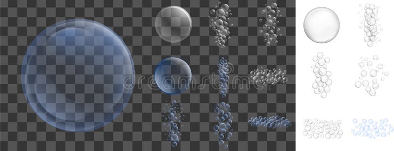 Sponge Foam Effect Icon Set, Realistic Style Stock Vector ...